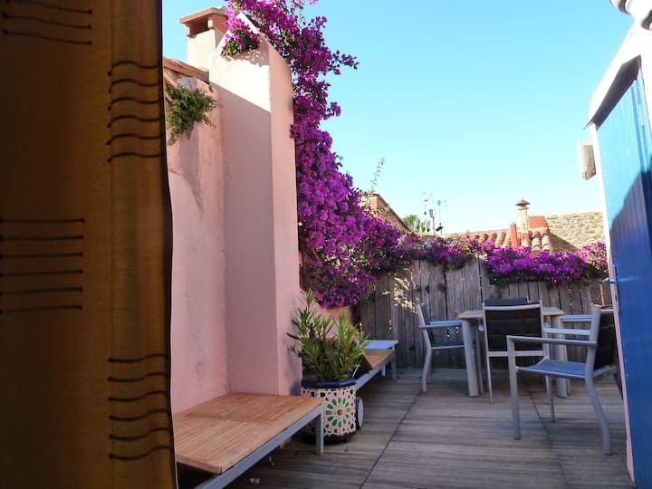 Maison De Pêcheur Avec Terrasse à 50 M De La Plage - Plage de Port-Vendres (Bernardi)