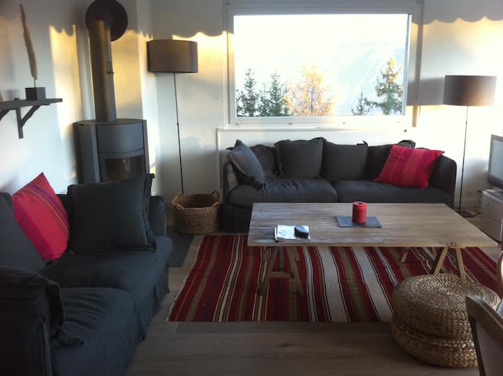 Très Bel Appartement Cosy Et Calme Avec Vue - Crans-Montana