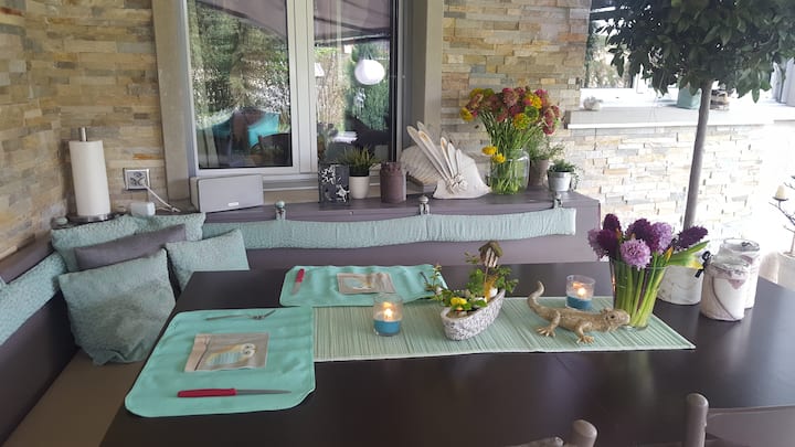 New! Private Wc/shower & Balcony. Garden, Lounge - Büron