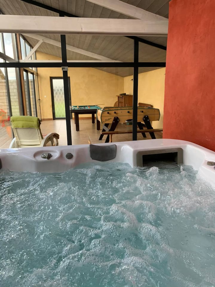 Gîte Le Marronnier Avec Spa Privé Et Salle De Jeux - Normandie