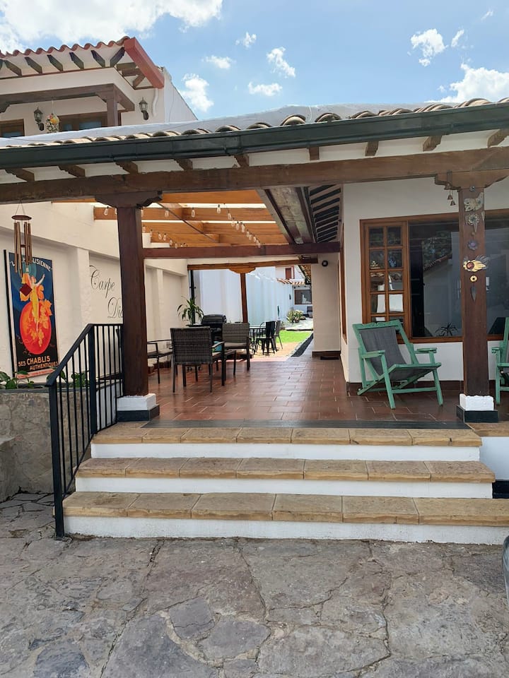 Hermosa Casa Para Descansar Y Trabajar En Familia. - Villa de Leyva