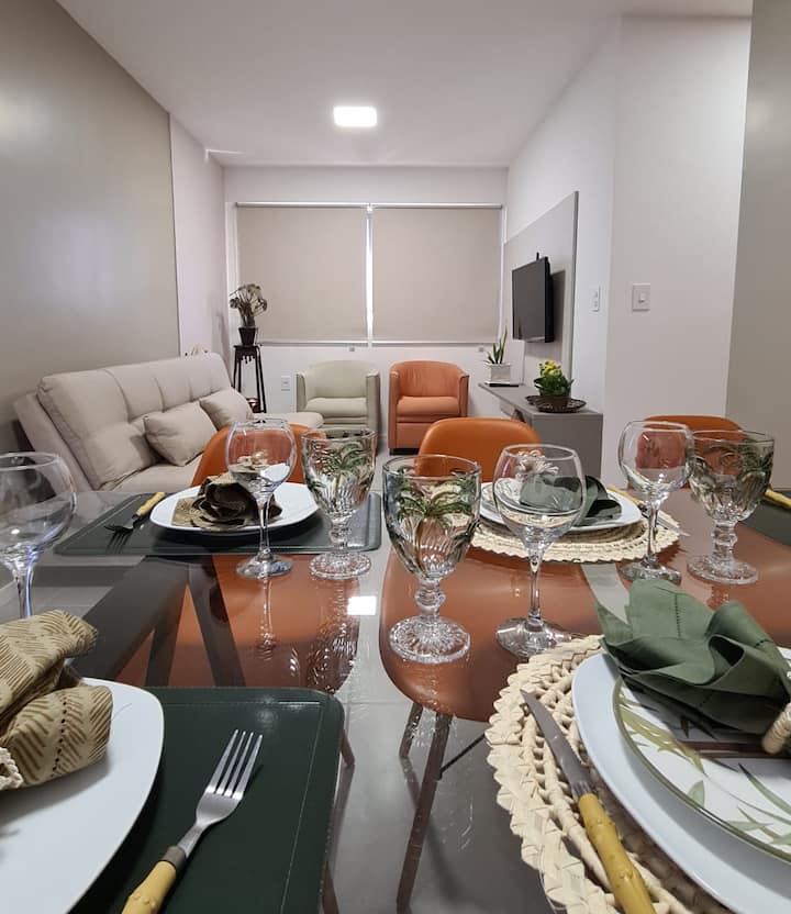 Apt Aconchegante/moderno à 500m Da Praia. - 馬瑟歐