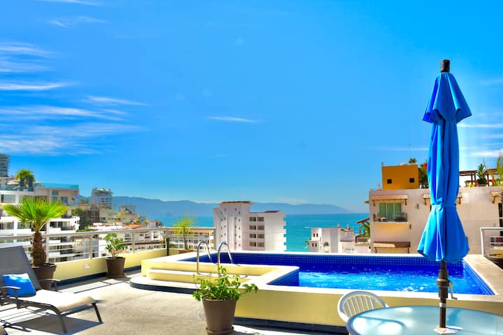 Beautiful 1bd/1ba Condo, W/balcony, Rooftop Pool - Puerto Vallarta