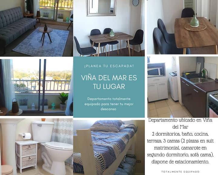 Hermoso Depto. En Viña Del Mar - Quilpué