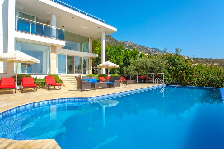 Kalkan Da Mühteşem Manzaralı Villa Yirmi - Kalkan