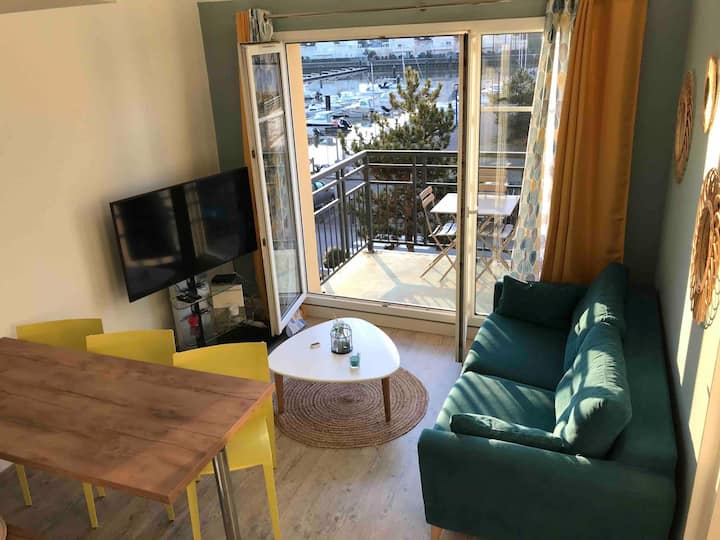 Joli Duplex Face Au Port Avec Piscine Intérieure - Dives-sur-Mer