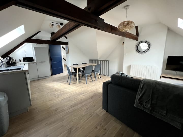 Sous Les Toits - Appart 5p, Centre-ville - Le Portel