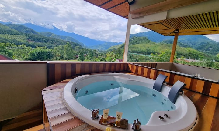 Hermoso Estudio Con Jacuzzi En La Terraza - San Ramón