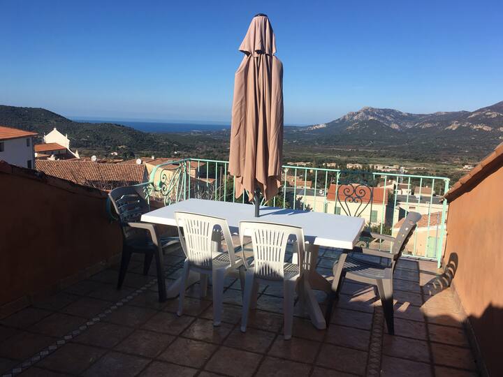 Calenzana-agréable Maison De Village Avec Cheminée - Forêt de Bonifatu