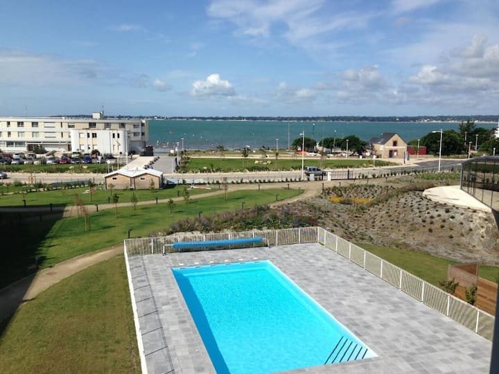 Appartement Vue Sur Mer En Résidence Avec Piscine - Concarneau