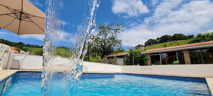 Linda Casa De Campo, Para Você  Curtir E Relaxar! - Extrema