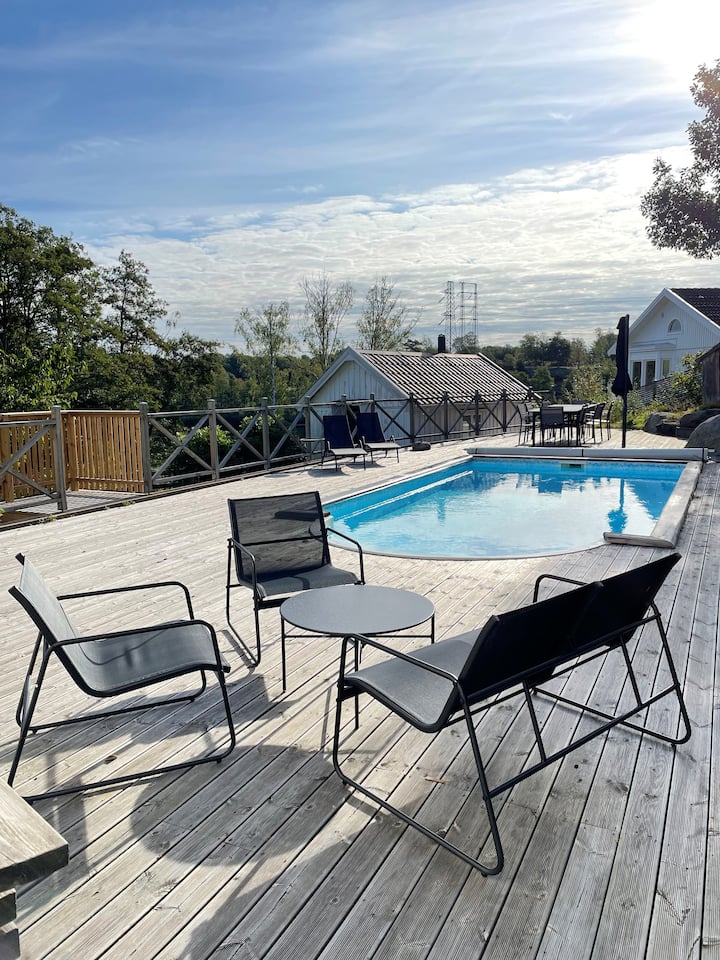 Sommarvilla Med Pool Och 200m Till Badsjö - Zweden