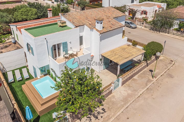 Villa Can Blau, New Family Beachhouse With Pool - Îles Baléares