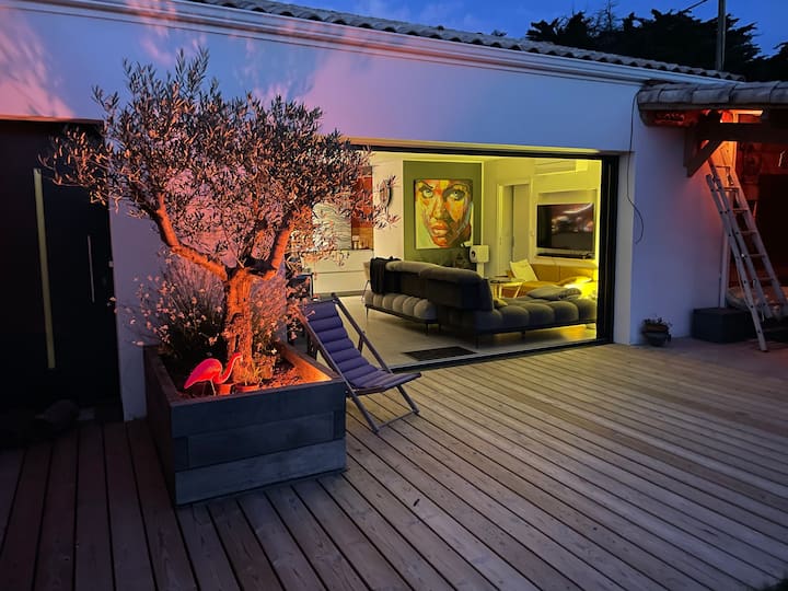 Là-bas Maison 6 Pers, La Plage à 10 Mm à Pied - Préfailles