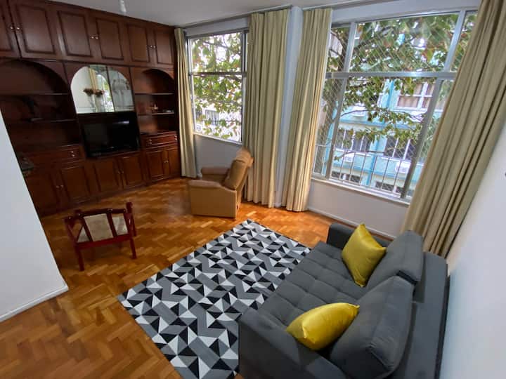 Excelente Apartamento Copacabana 1 Quadra Da Praia - Río de Janeiro