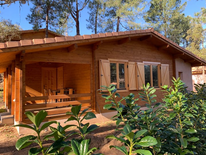Maison En Bois A Porticcio Proche Mer . - Porticcio
