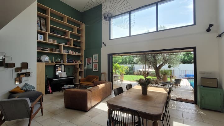 Magnifique Villa D'architecte, Classée 4 éToiles - Vauvert