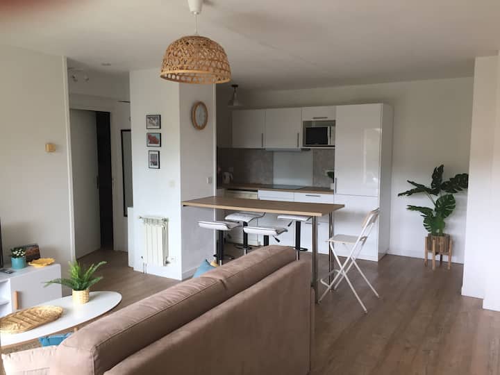 Cosy Appartement, Rez De Jardin,  Avec Piscine - Seignosse