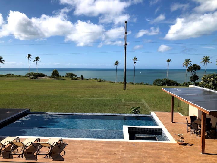 Luxuosa Casa Com Piscina E Vista Para O Mar - Porto Seguro