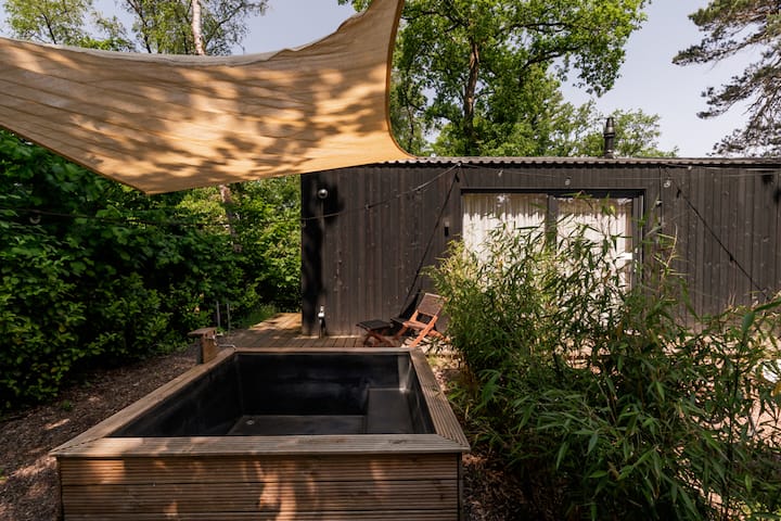 Luxe Japandi Tiny House Met Hottub In Het Bos - Elburg