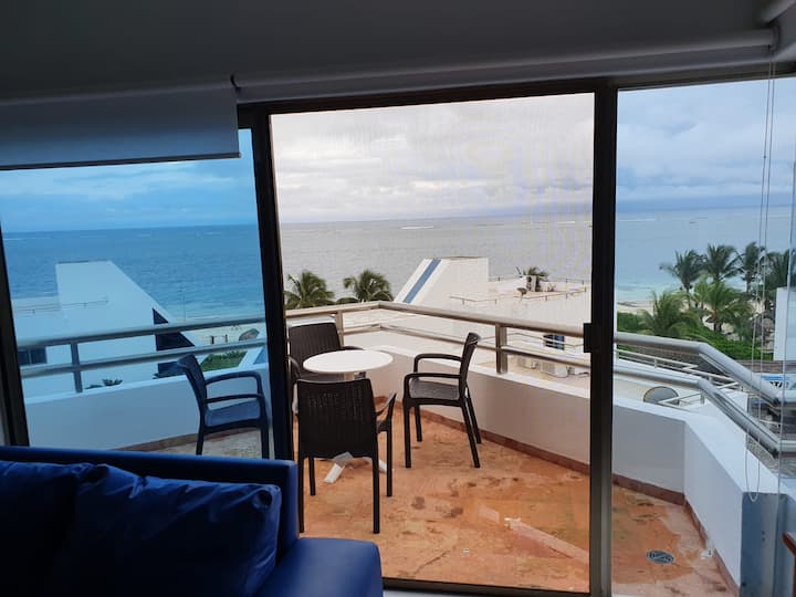 Beachfront Paradise Penthouse W/elevator - Puerto Morelos