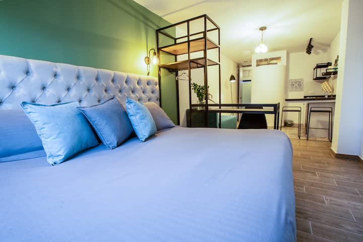 Chic Studio W/ Gym & 24/7 Reception | 103wh - Bogota