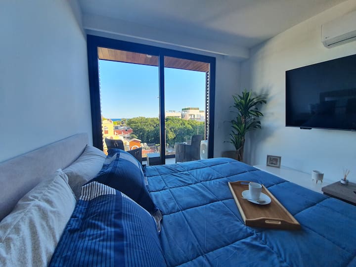 On-point Studio•1 Min 5ta Av• Vista Al Mar-cozumel - Playa del Carmen