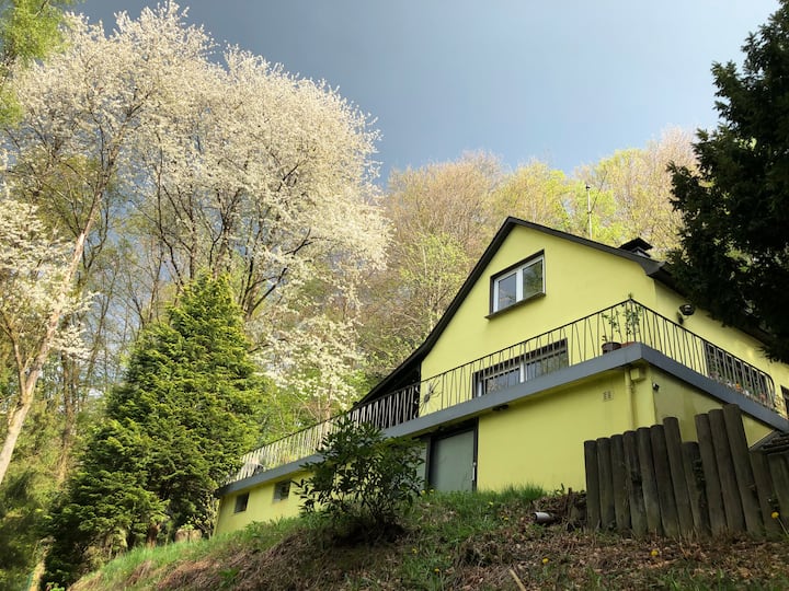 Gemütliches Ferienhaus Mit Kamin Und Sauna - Eitorf