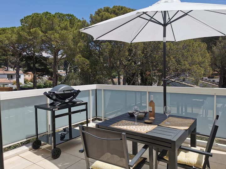 Les Meridiennes, Terrasse Et Plages à 5' à Pied - La Ciotat