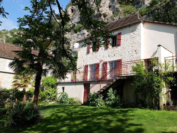 Charmante Maison De Village, Rives De La Dordogne - Rocamadour