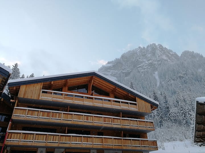 Brand New 2 Bedroom Flat Close To Ski Lifts - シャテル
