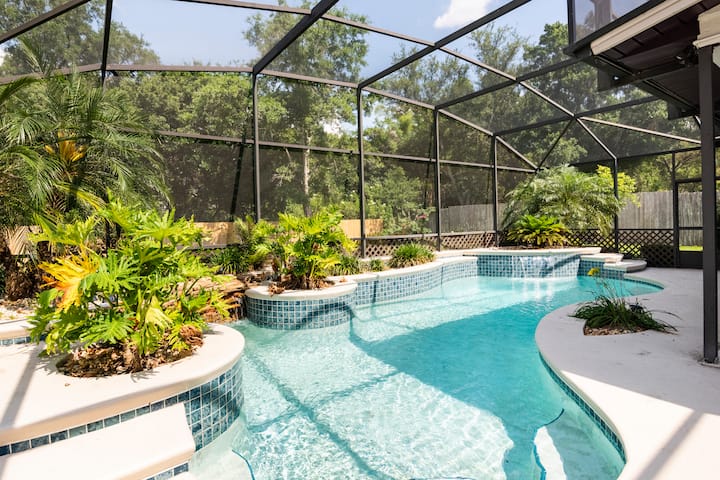 5 Mins To Universal Studio Pool Bbq+2 Car Garage - Orlando