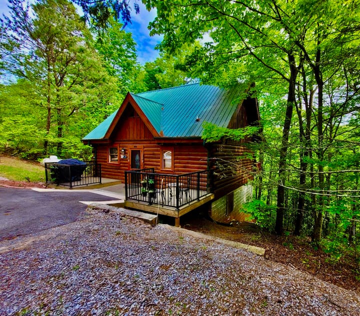 Bearfoot-logcabin & Bears All About! - Tennessee