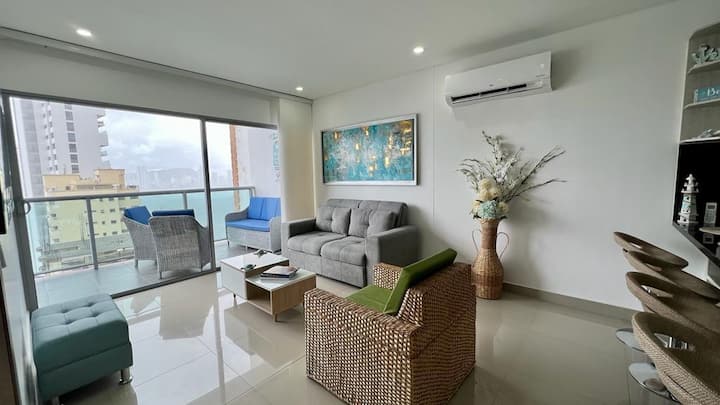 Beautiful 1br Apt With Ocean View - 16th Floor! - Cartagena
