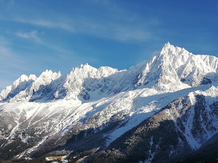 Studio Plein Sud, Vue Sur Le Massif Du Mont-blanc - Passy