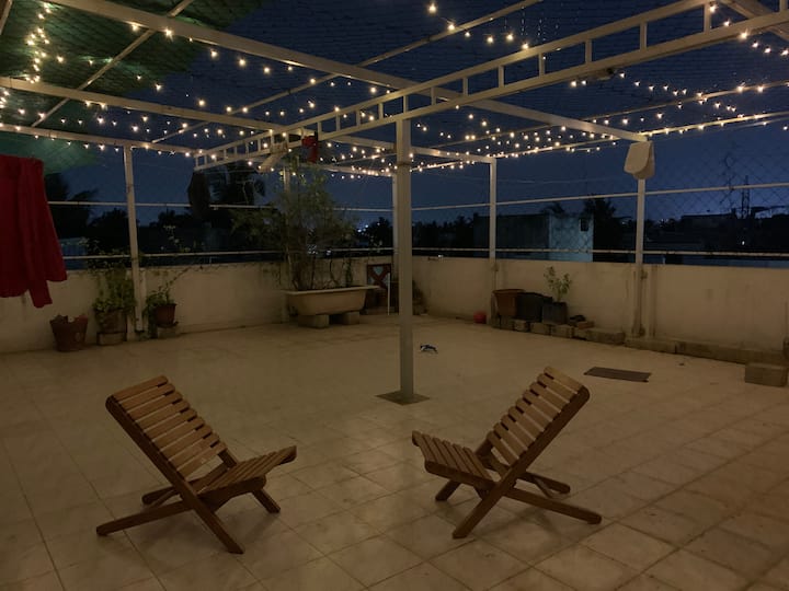 Big Roof Garden With 2 Bedroom - Chennai