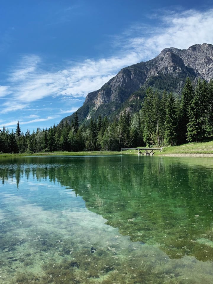 Azure Spring Off-grid Mountain Cabin - Yoho National Park Of Canada
