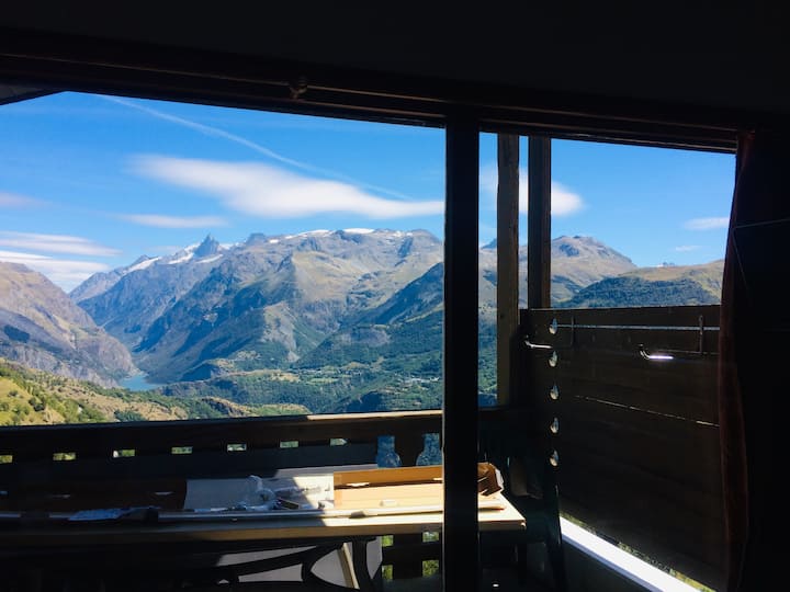 Appartement Avec Décoration Montagne, Superbe Vue - Auris