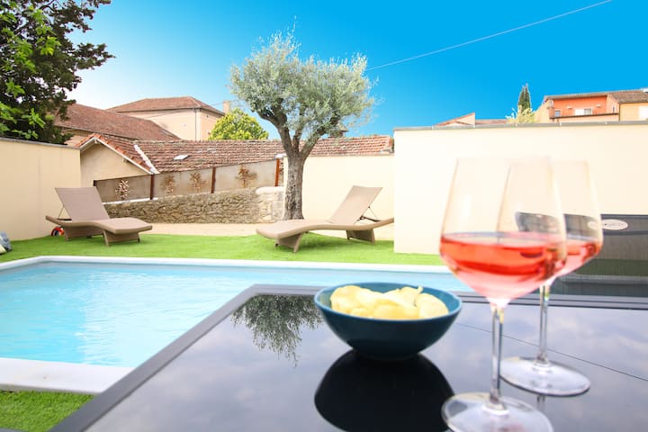 Villa Lellette 4-6 Pers Piscine Centre De Vallon - Ruoms