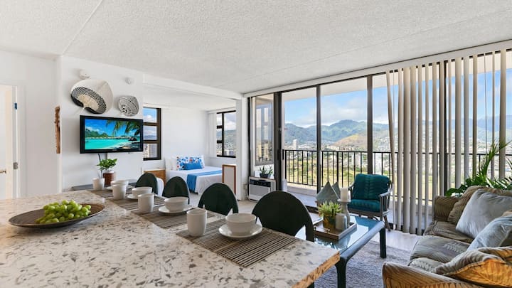 High Fl/lovely Spacious 1 Br/free Parking-wifi-ac - O‘ahu, HI