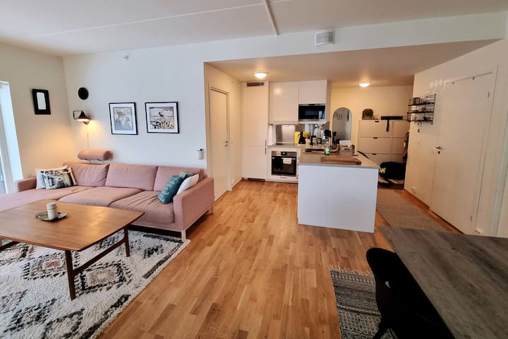 Central Apartment With Terrace And Free Parking - 트롬쇠