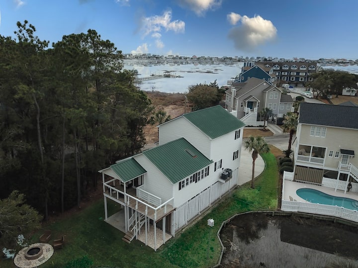 Private Inlet Marshfront 4 Br 4 Ba Waterfront Home - Murrells Inlet, SC