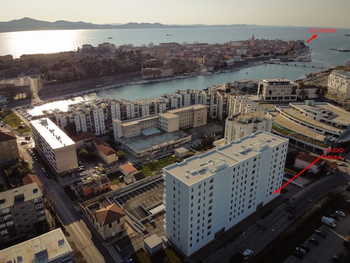 Zadar: Brand New Studio Ap Maria, Free Parking - Zadar