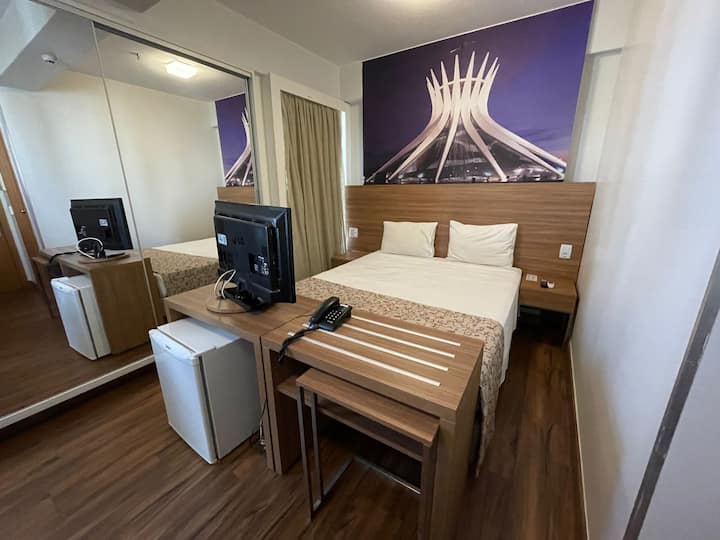 Flat Aconchegante E Muito Bem Localizado - Brésil