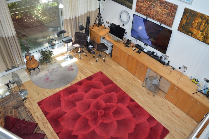 Luxury Large High Ceiling Private Garden 1 Bedroom - King's Cross station - London