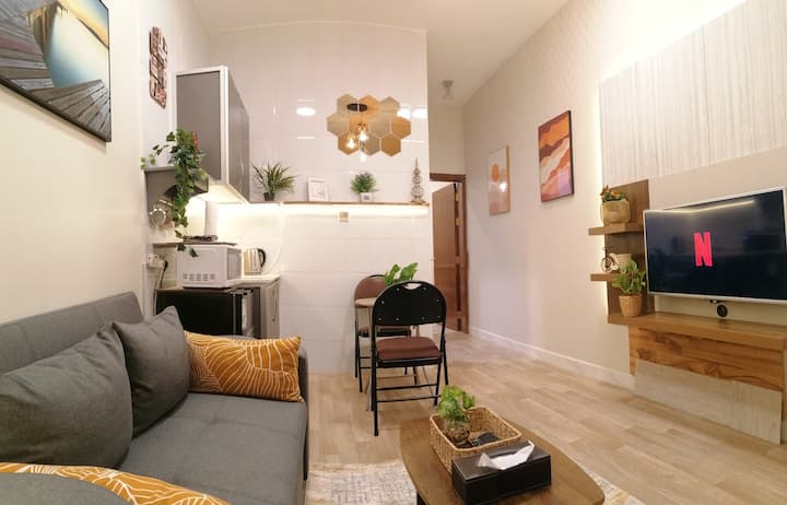 Stylish, 1br Apt.2 Single Bed Can Be Joined, Wi-fi - Dammam