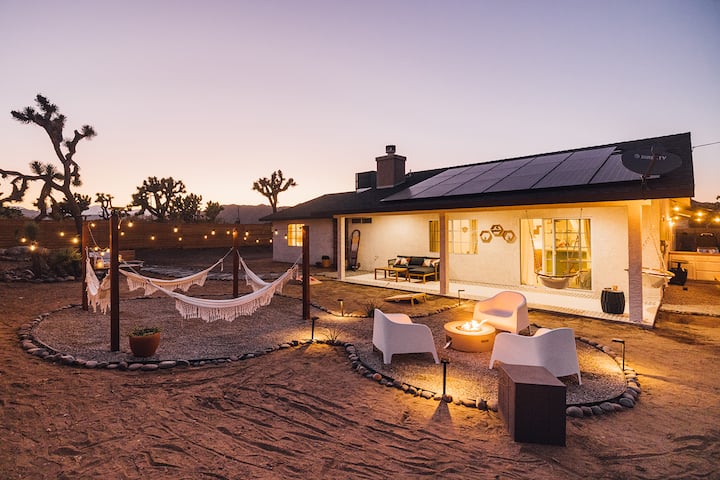 Hangout By The Firepit | Staycation, Cowboy Tub - Yucca Valley, CA