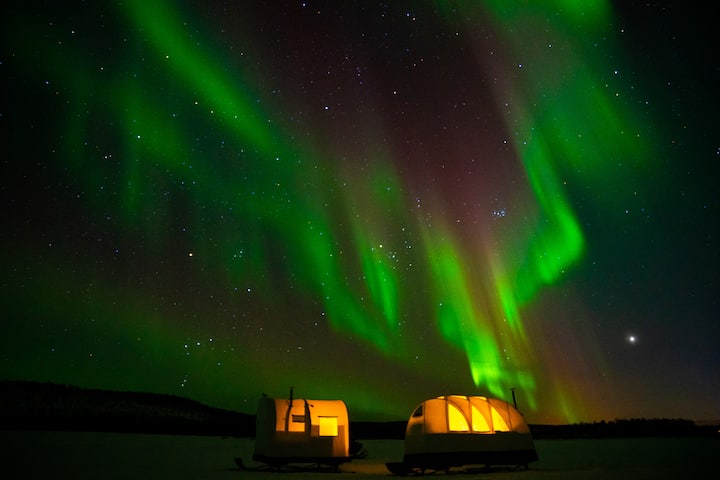 Aurora Sled In Karasjok - Inari
