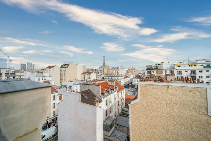 Appartement Avec Vue Tour Eiffel - Commerce - Paris