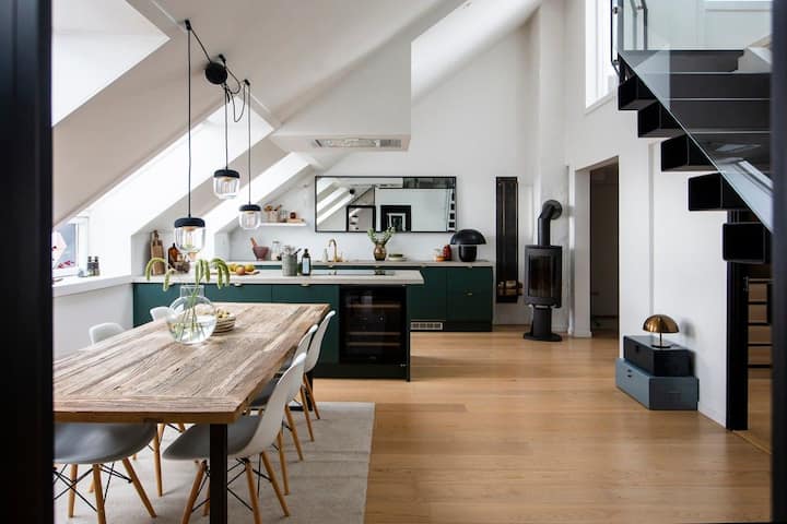 Unique Top-floor 3-bed Apartment With Terrace - Oslo